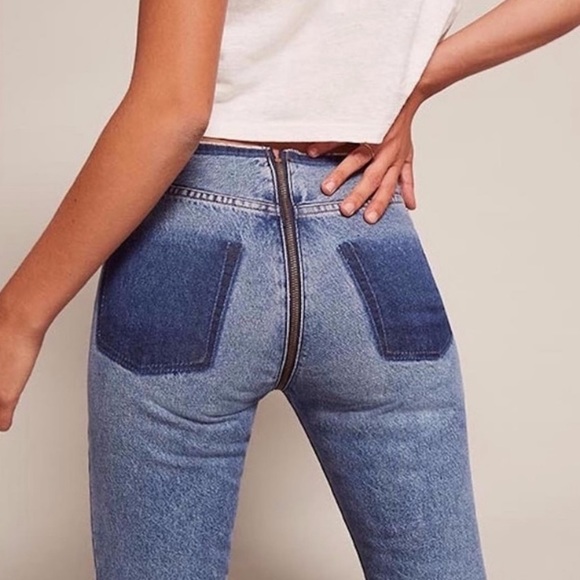 Reformation | Jeans | Brand New Reformation Zipper Raw Cut Denim | Poshmark